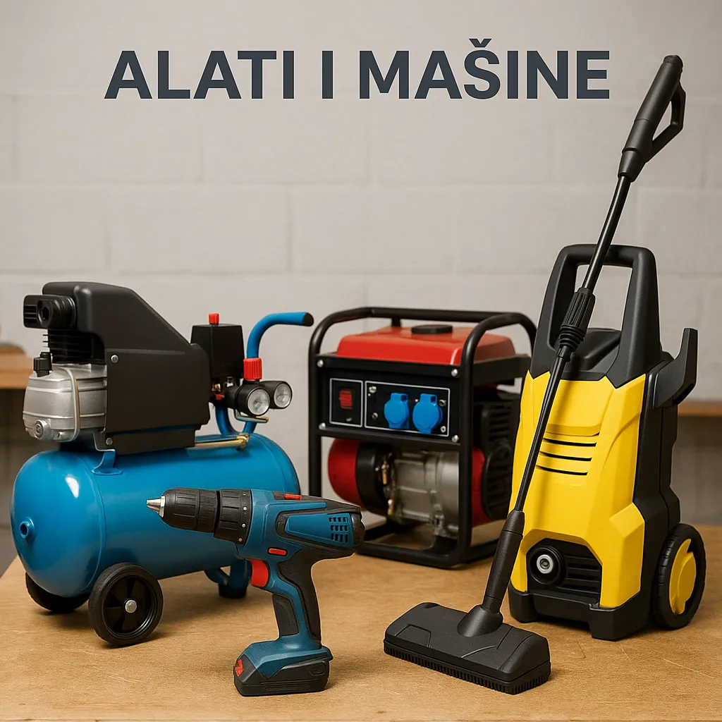 Alati i mašine – kompresori, bušilice, agregati, brusilice | Svezavino